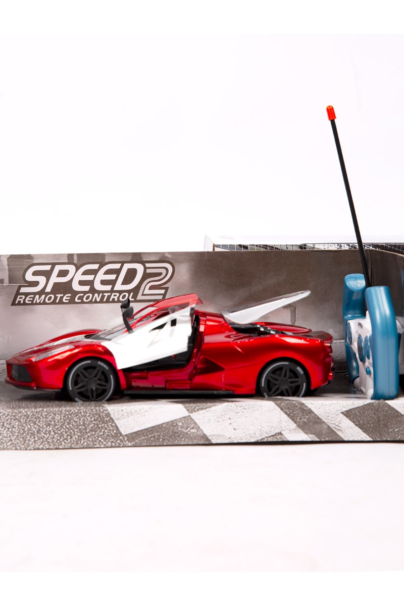 A luxury car game with a remote control