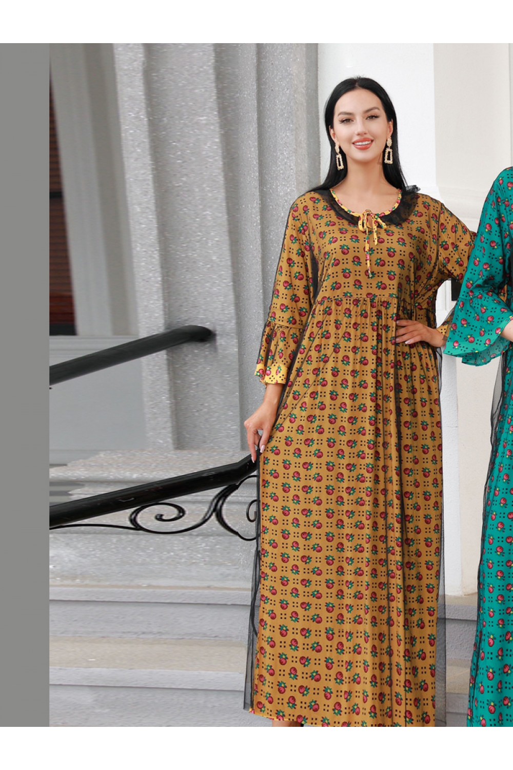 Traditional Jalabiya with prints