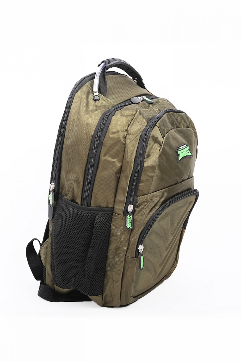 Backpack with zip and multiple pockets