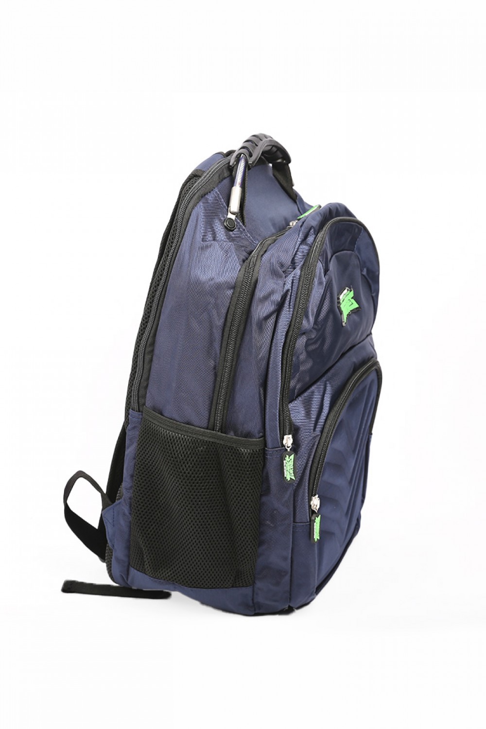 Backpack with zip and multiple pockets