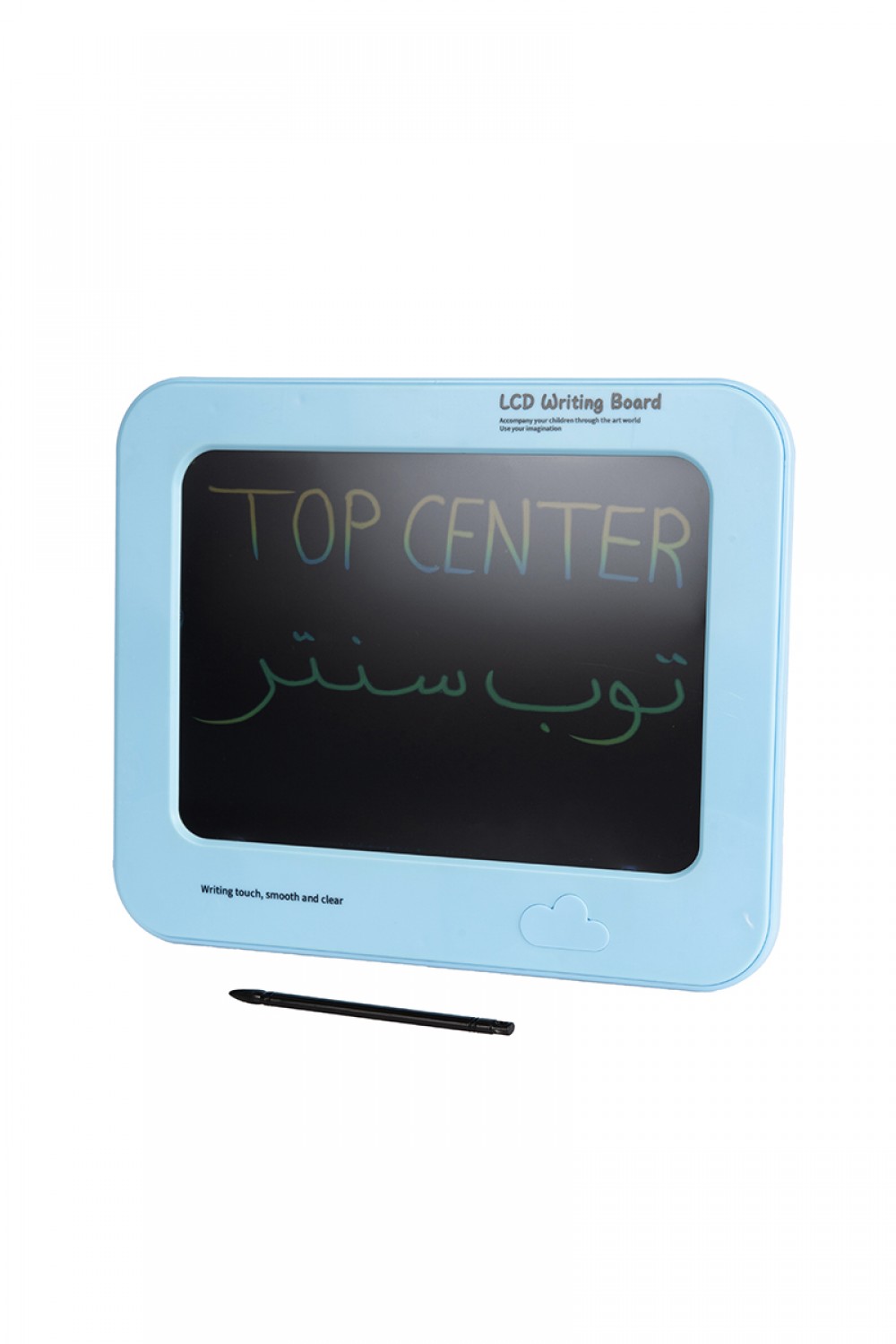 Smart writing board tablet, blue color, equipped with an erasable pen ...