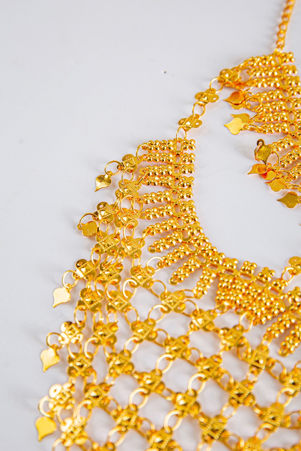 Women's gold burqa for Foundation Day - YX-02